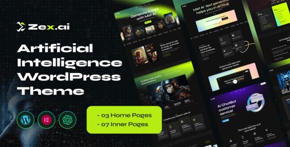Zex – Ai Image Generate WordPress Theme 1.0 – WPAdictos
